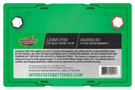 LI24M12V60 battery | Interstate Batteries
