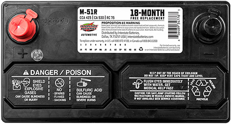 M-51R battery | Interstate Batteries