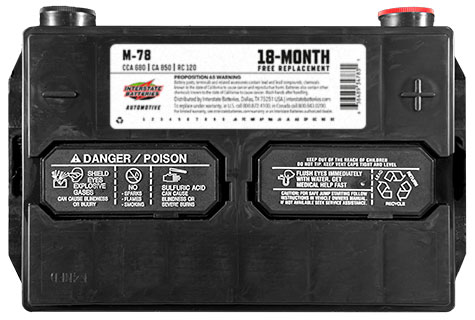 M-78 battery | Interstate Batteries