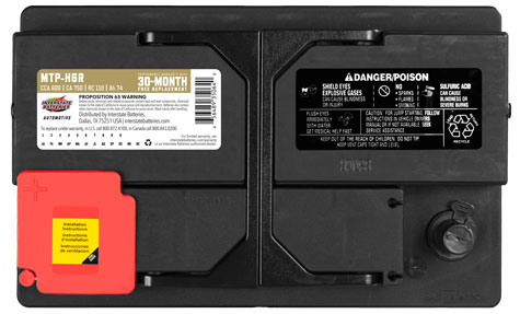 MTP-H6R battery | Interstate Batteries